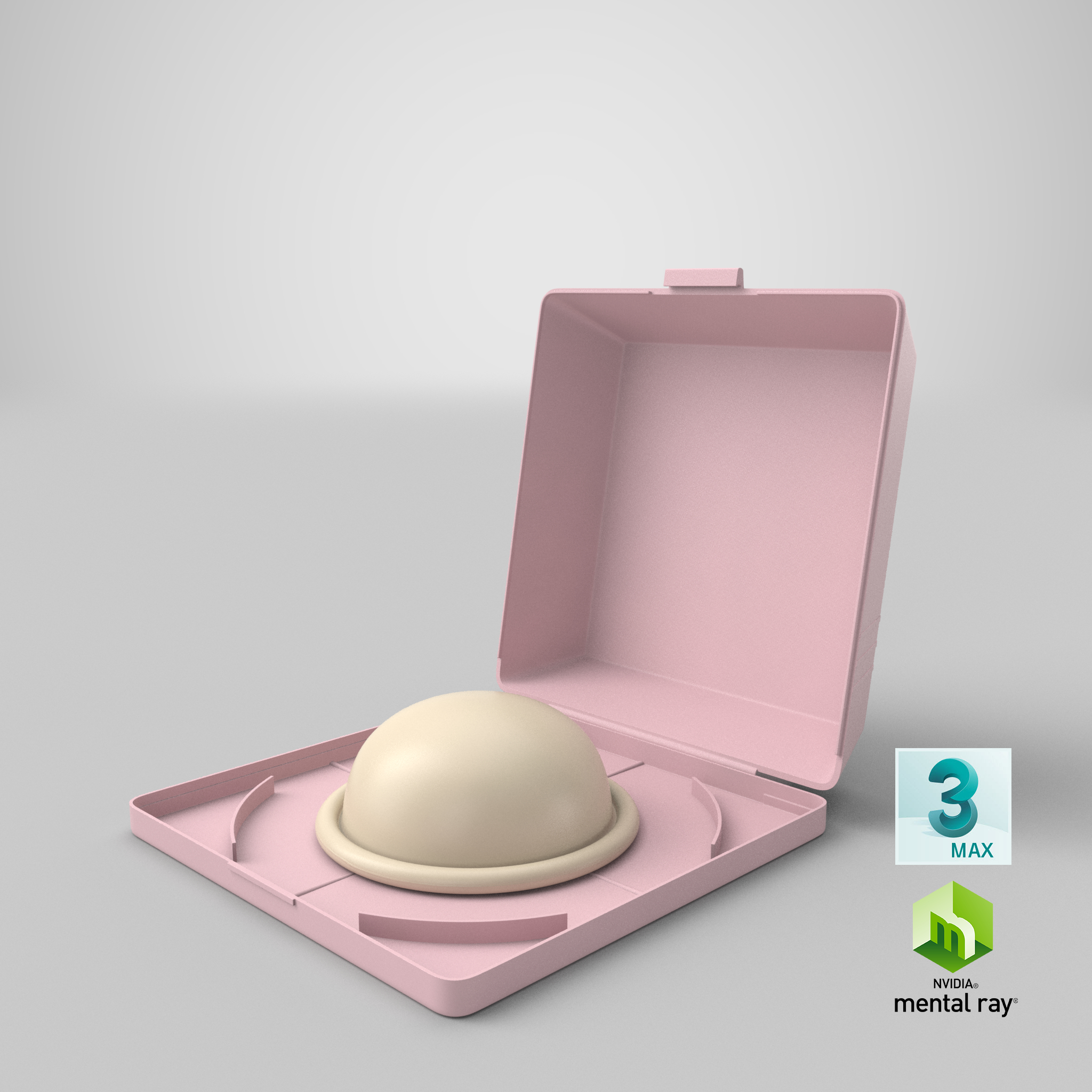 Diaphragm birth control 3D model - TurboSquid 1321106