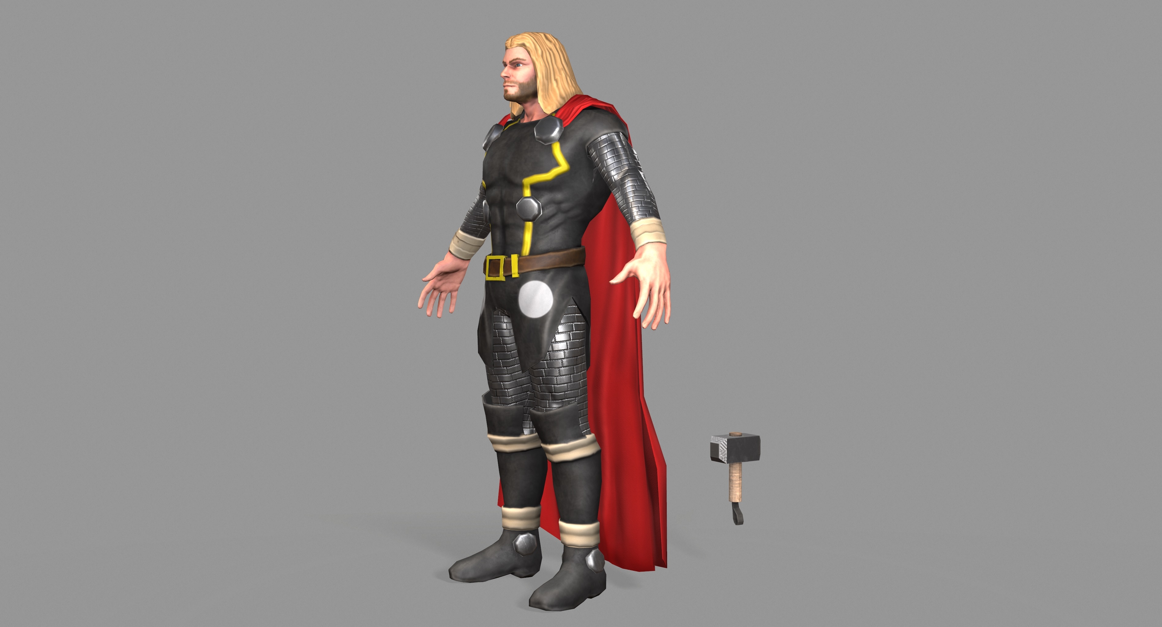 Modeled thor 3D model - TurboSquid 1321365
