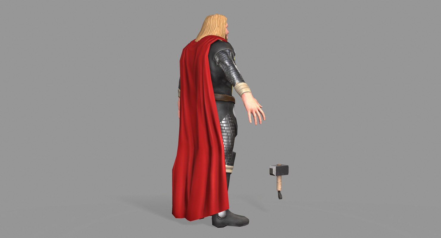 Modeled thor 3D model - TurboSquid 1321365
