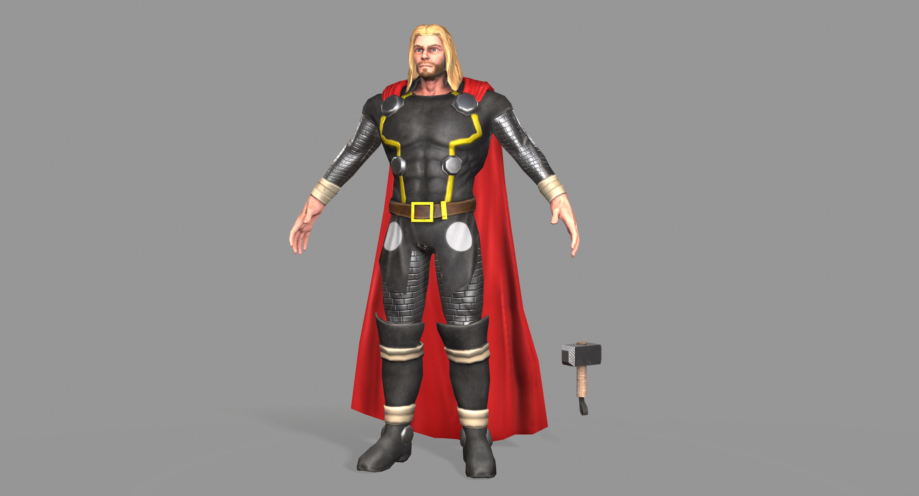 Modeled thor 3D model - TurboSquid 1321365