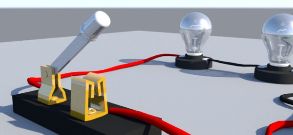 Simple series circuit 3D model - TurboSquid 1321649