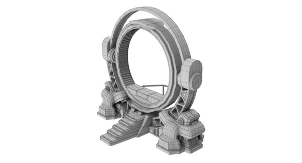 3D futuristic teleport - TurboSquid 1321707