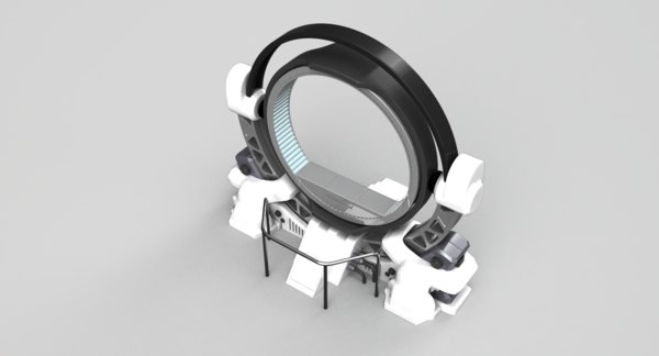 3D futuristic teleport - TurboSquid 1321707