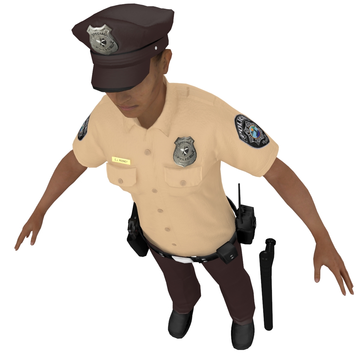 modelo 3d Oficiales de Policía F PACK - TurboSquid 1321847