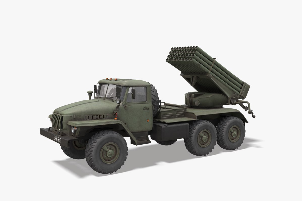 3D bm-21 grad ural model - TurboSquid 1321913