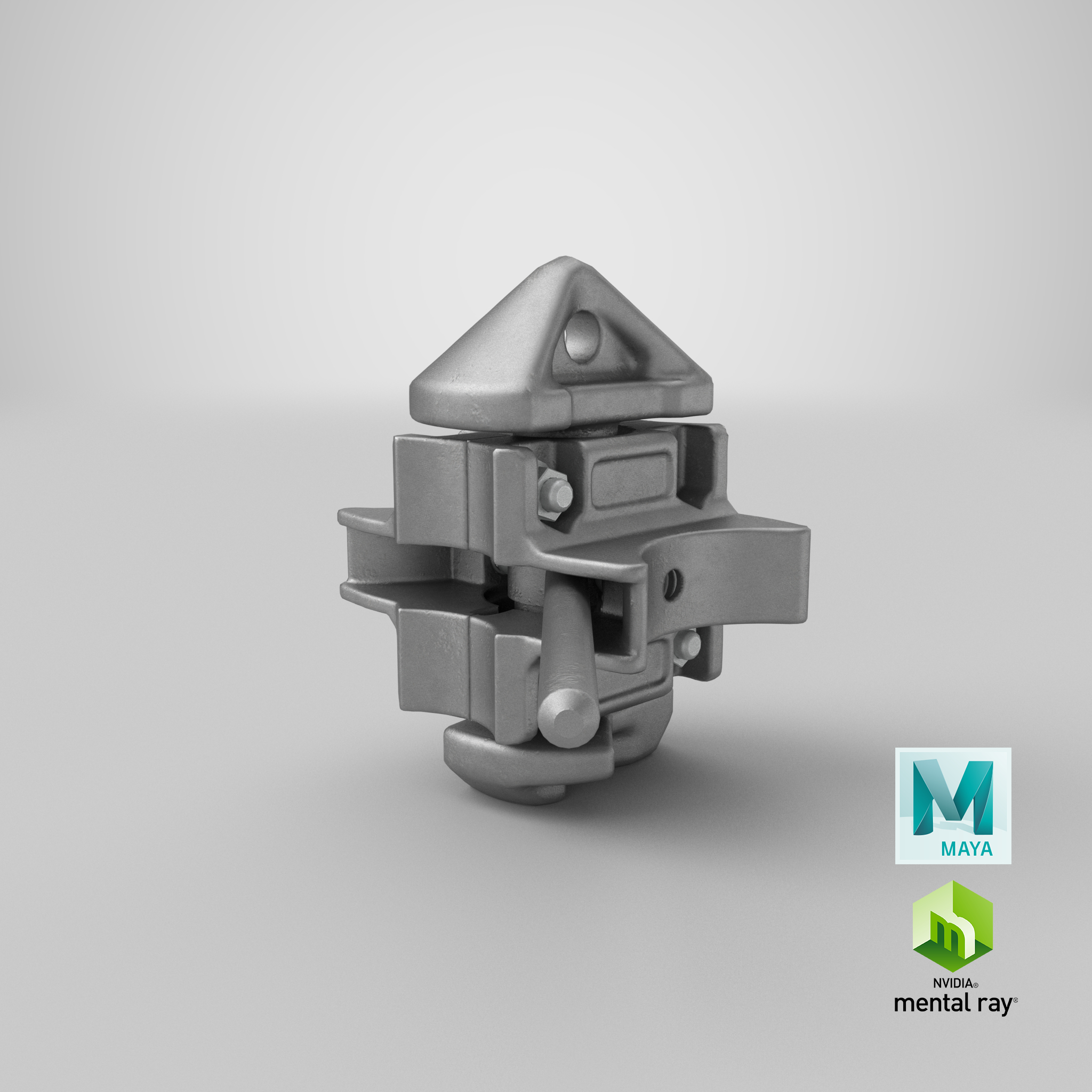 3D stacking twist lock model - TurboSquid 1321943