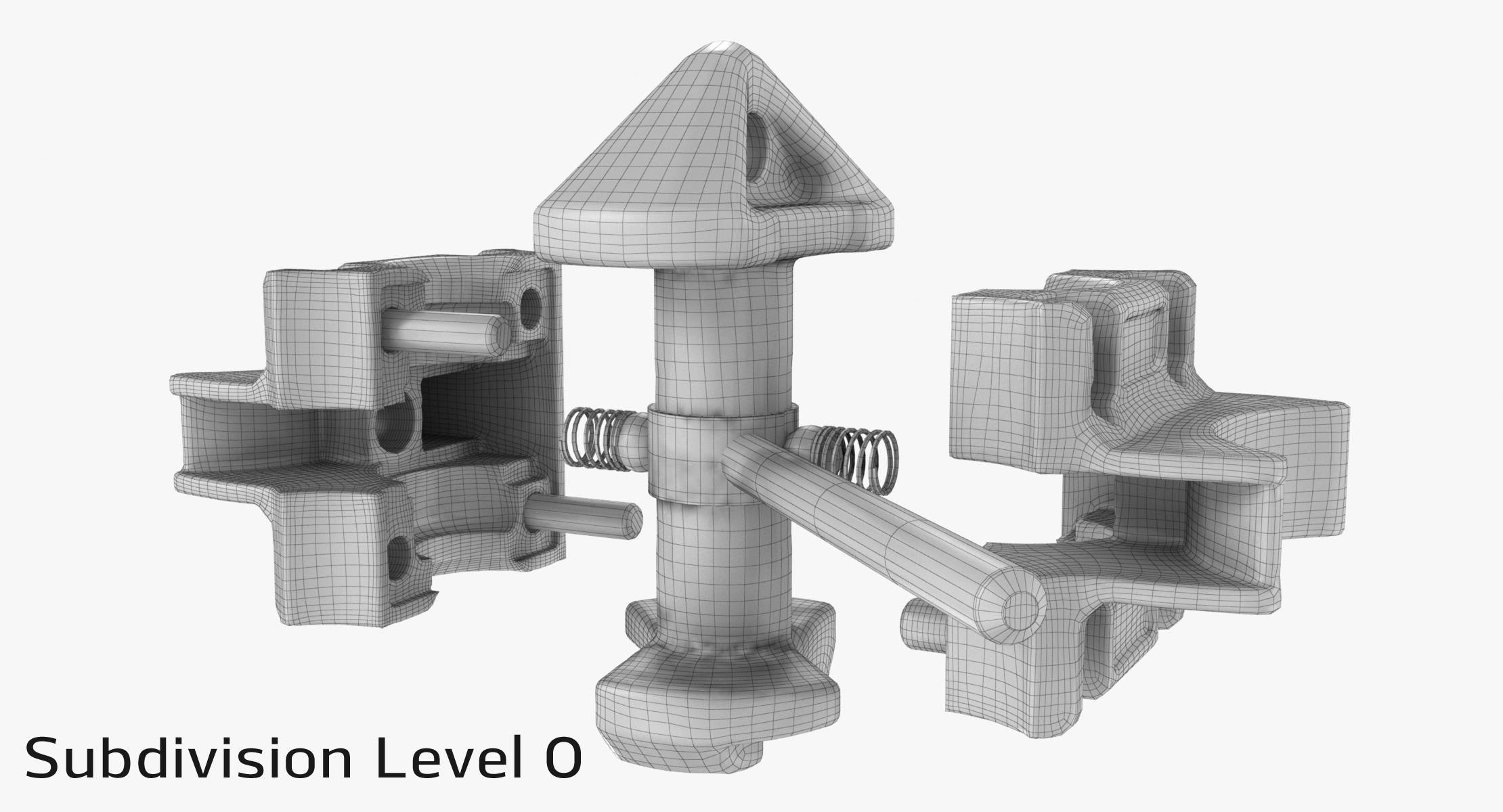 3D stacking twist lock model - TurboSquid 1321943