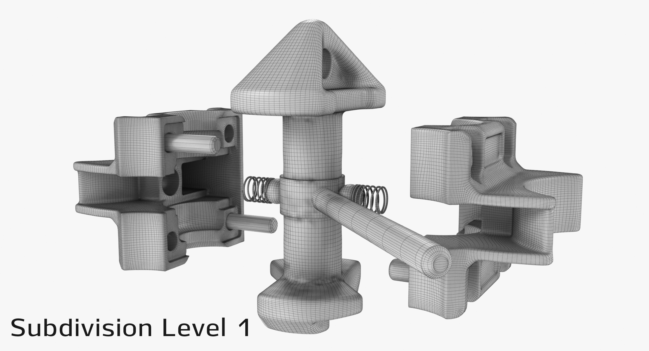 3D stacking twist lock model - TurboSquid 1321943