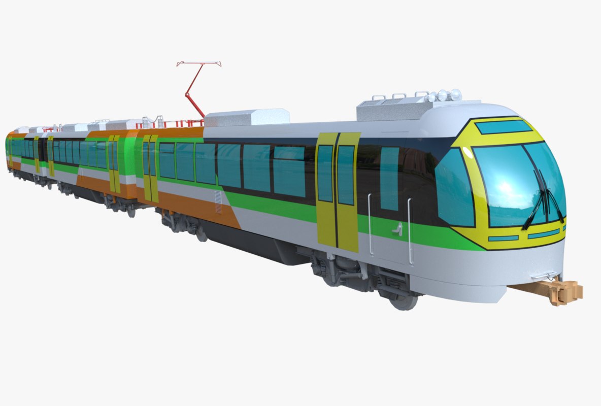 3D train - TurboSquid 1322173
