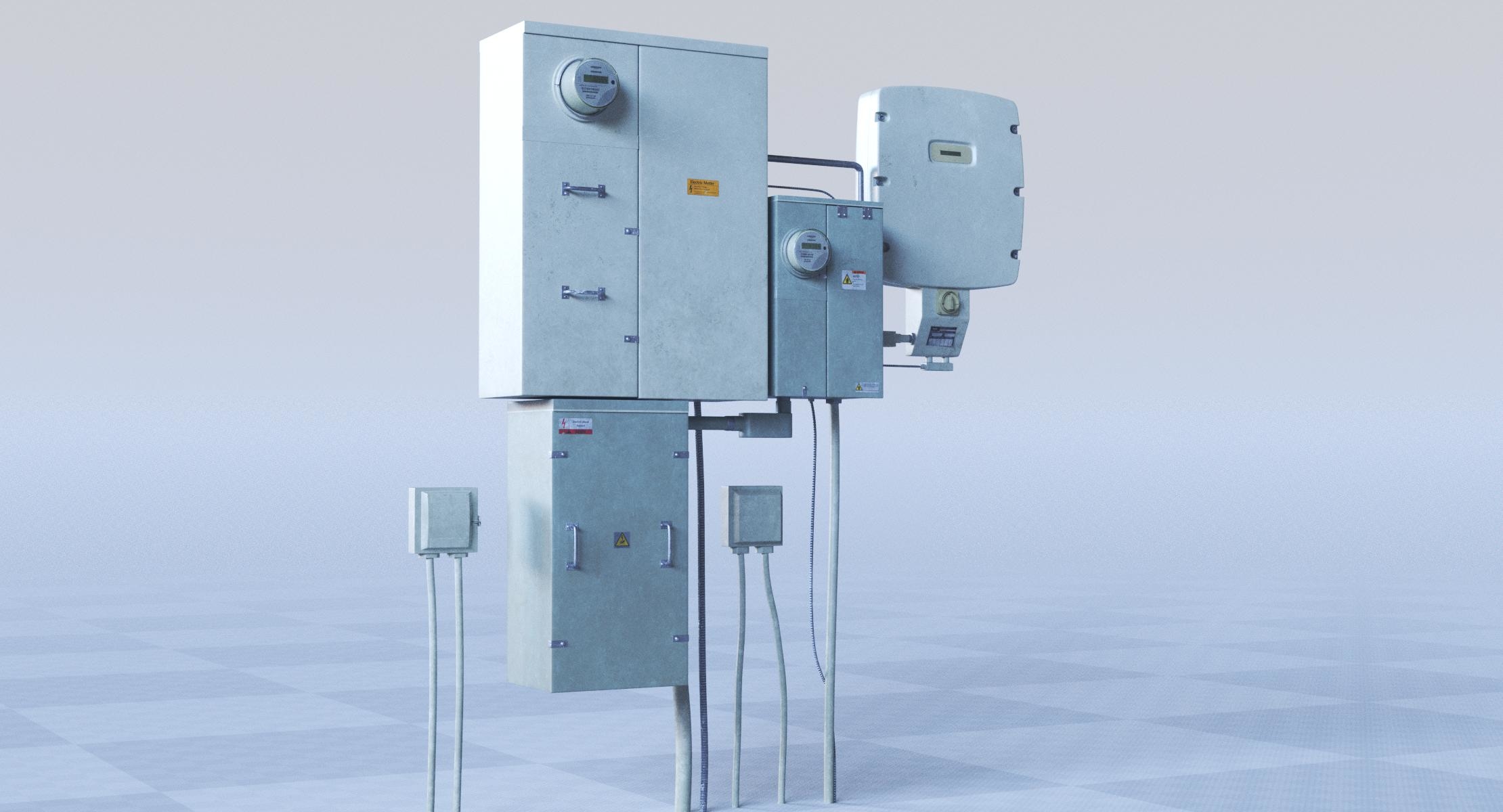Electrical Box 3d Model Turbosquid 1322272