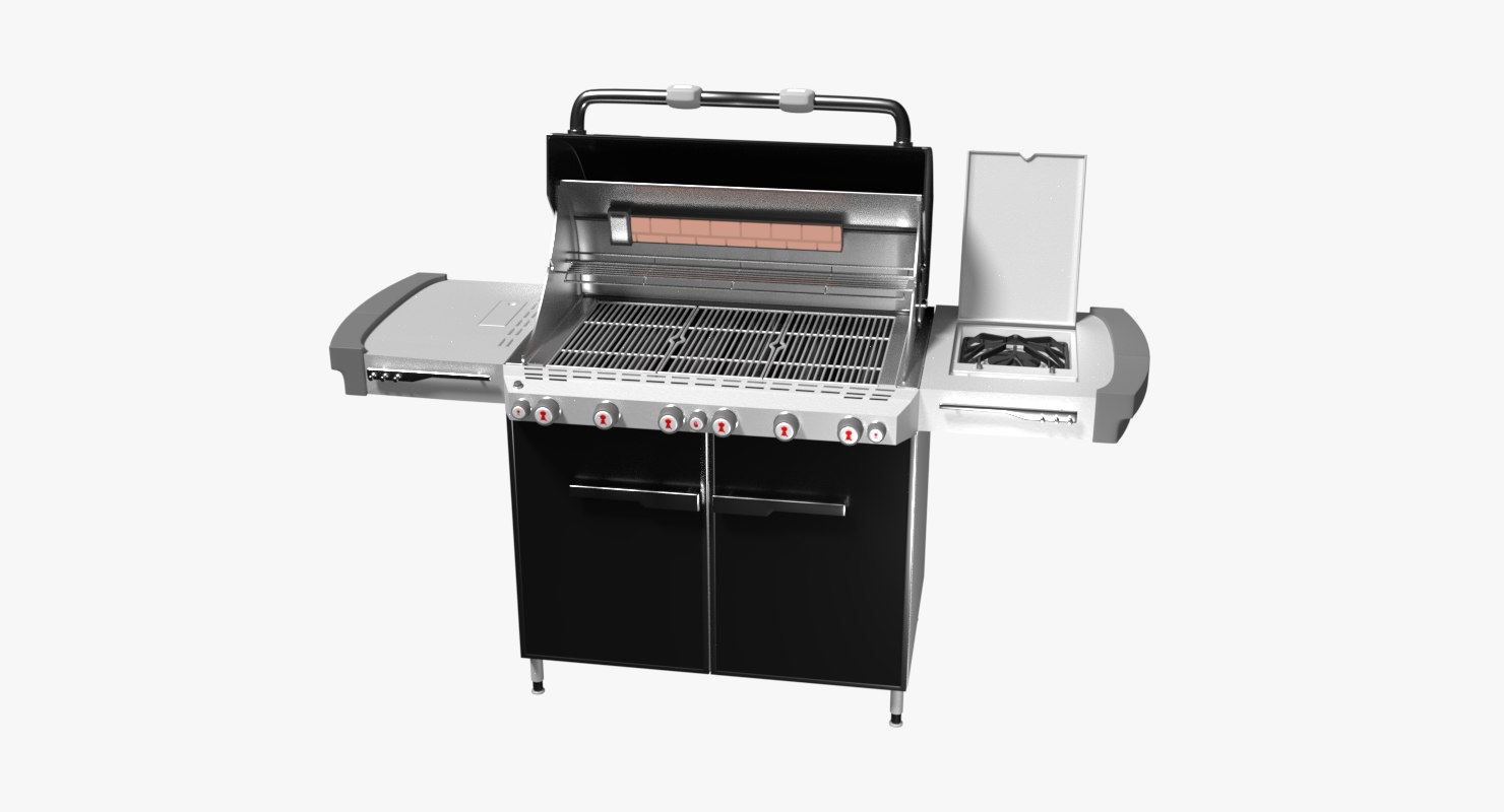 3D barbecue weber summit model - TurboSquid 1322331