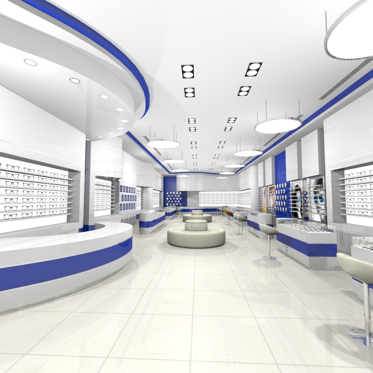 Optical shop 3D model - TurboSquid 1322656
