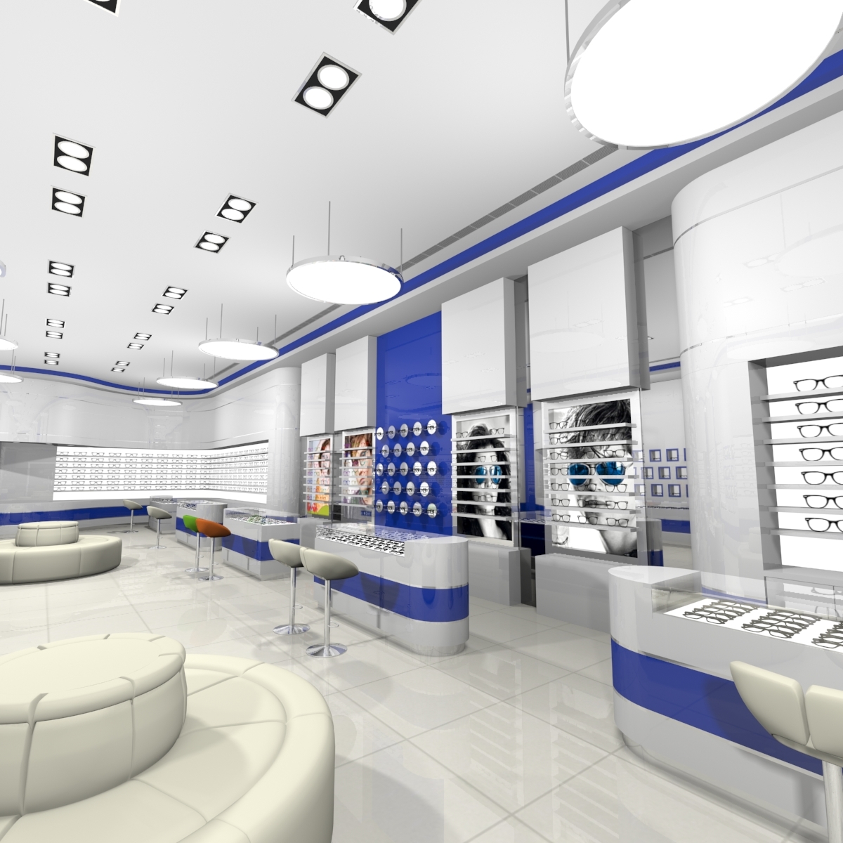 Optical shop 3D model - TurboSquid 1322656