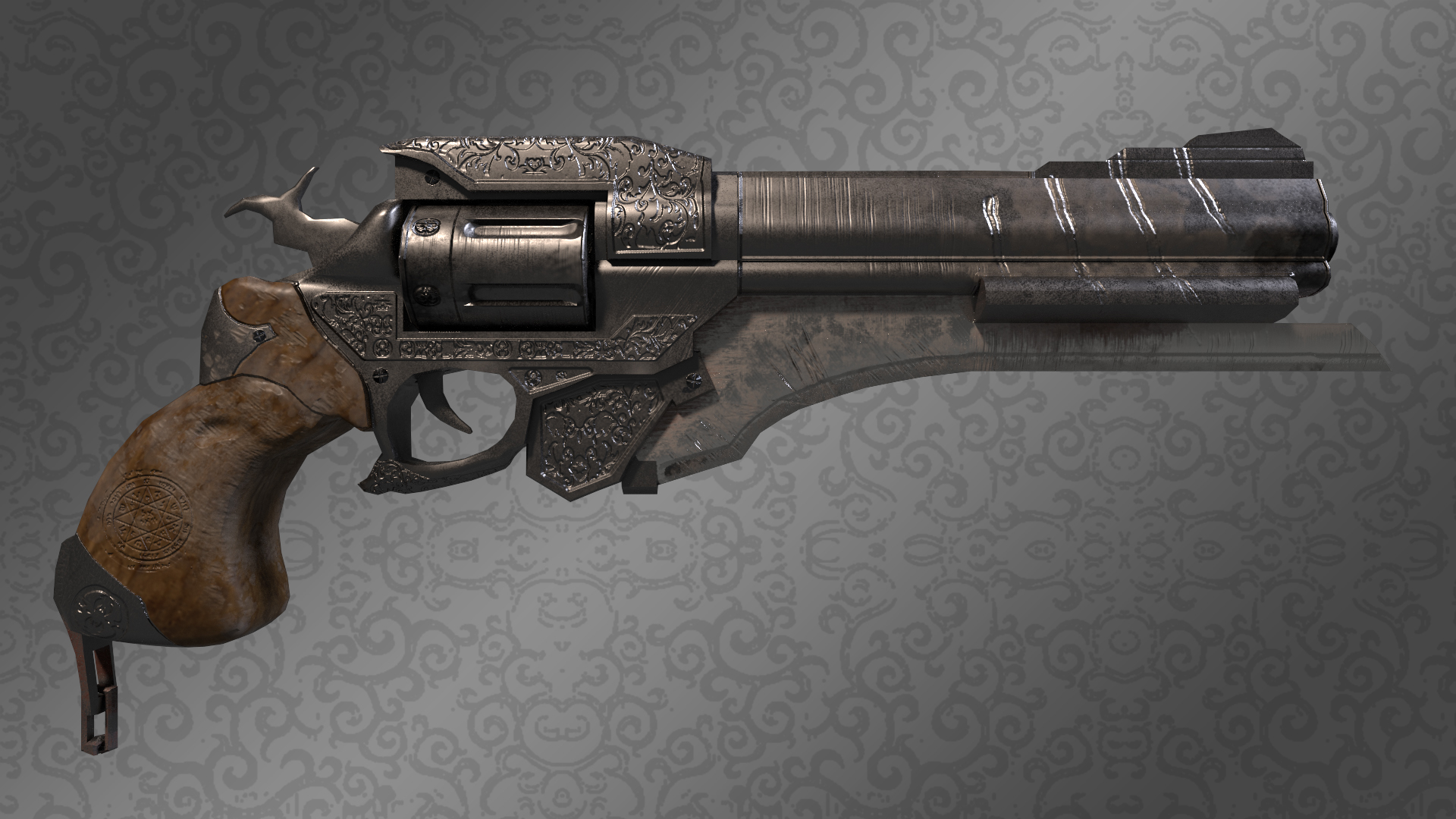 Fantasy hand cannon 3D - TurboSquid 1322677