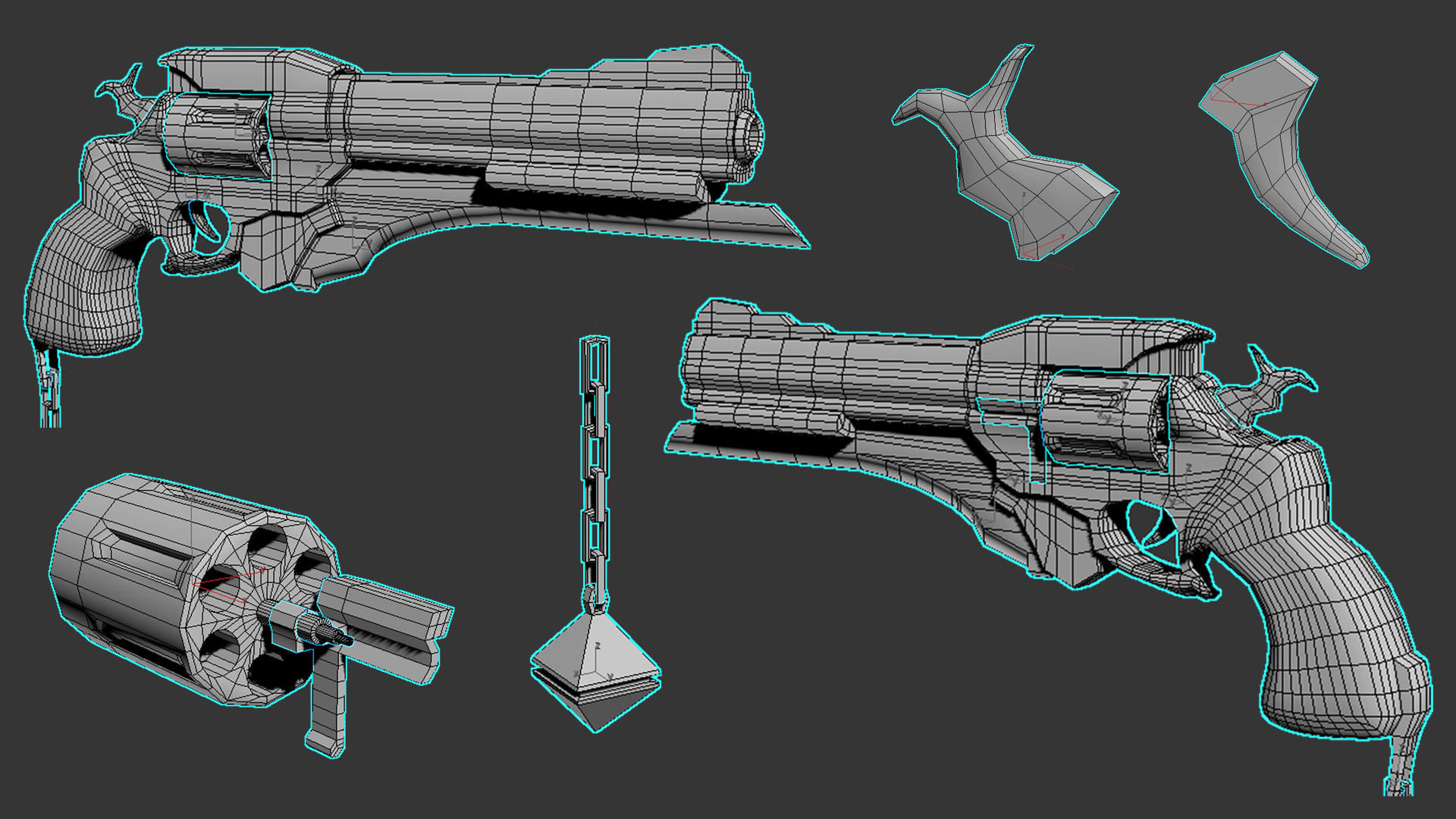 Fantasy hand cannon 3D - TurboSquid 1322677