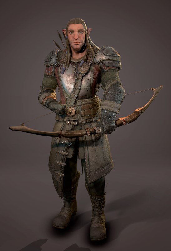 3D monster archer - TurboSquid 1322899