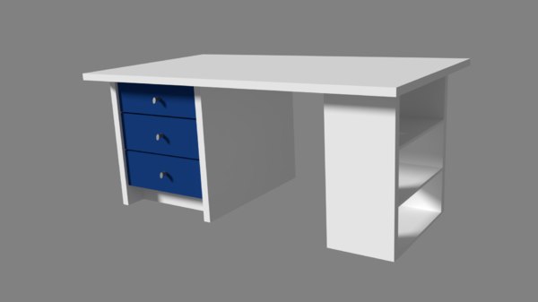 Free Blender Desk Models | TurboSquid