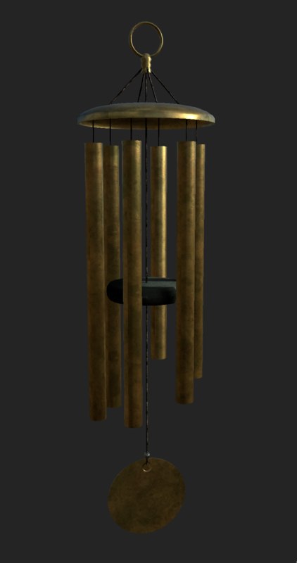 Wind chimes 3D model - TurboSquid 1323078