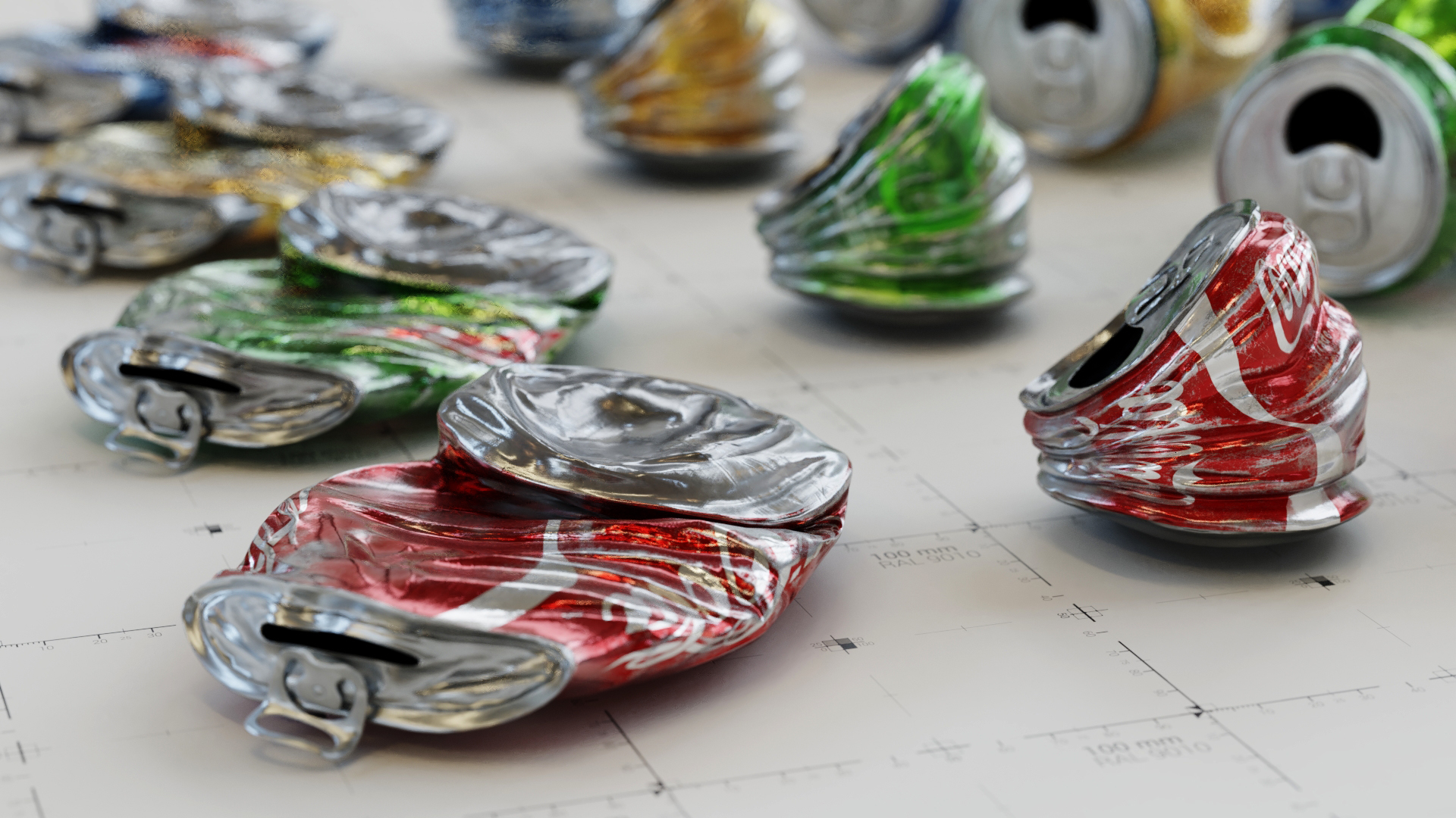 캔 쓰레기 24 개 유형 - PBR AssetKit 3D 모델 - TurboSquid 1323082