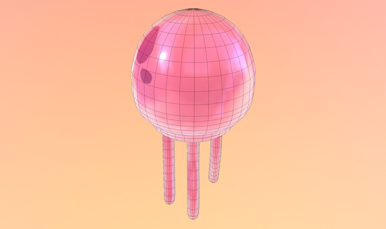 Jellyfish spongebob 3D model - TurboSquid 1323096