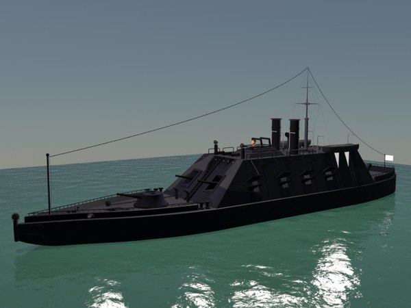 CSS Arkansas (Ironclad) 3D 모델 - TurboSquid 1323243