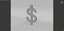 Dolar symbol model - TurboSquid 1323430