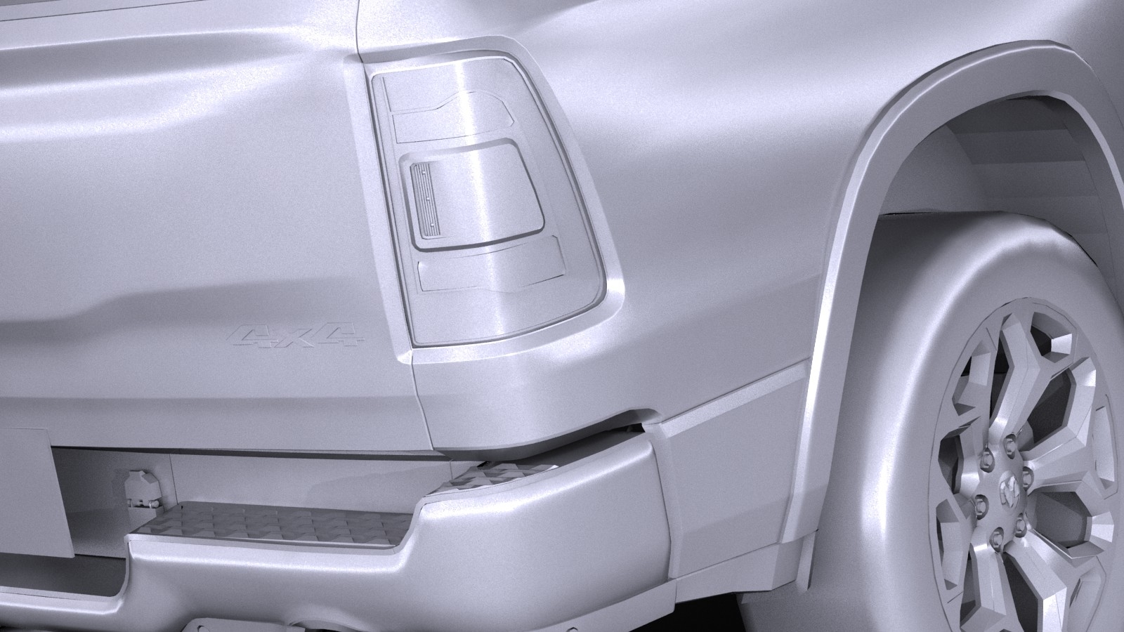 3D dodge ram 1500 - TurboSquid 1323441