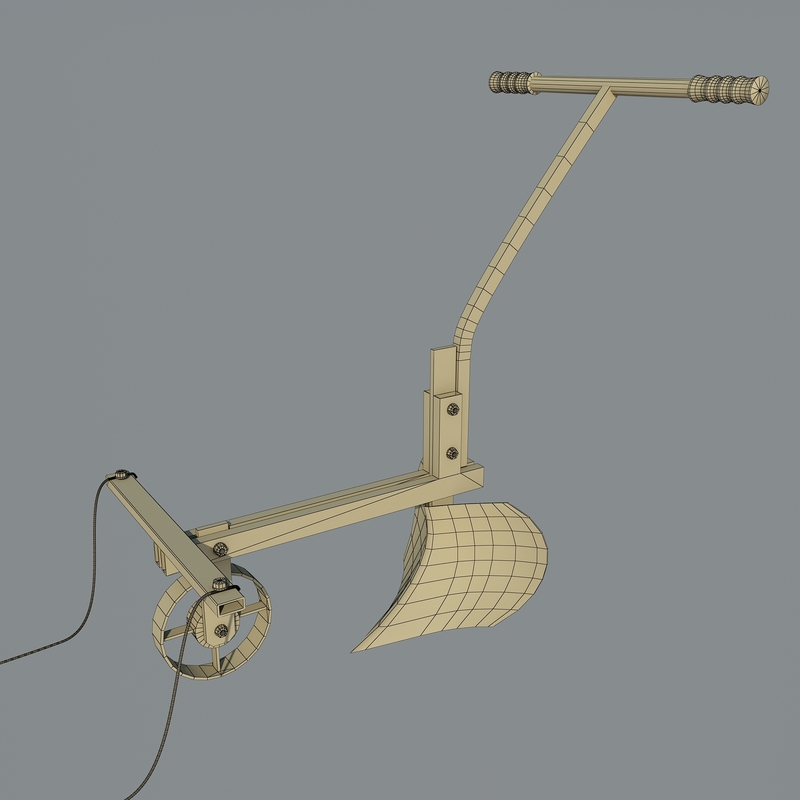 Hand plow model - TurboSquid 1323471