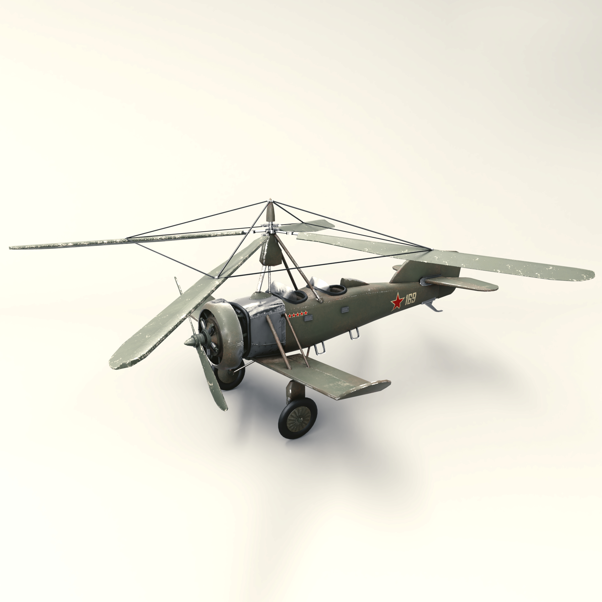 Soviet gyroplane games 3D model - TurboSquid 1323651