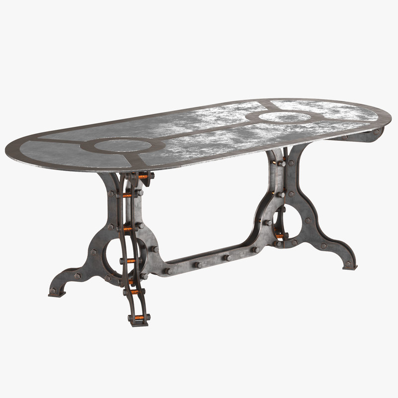 Rust coffe table model - TurboSquid 1323704