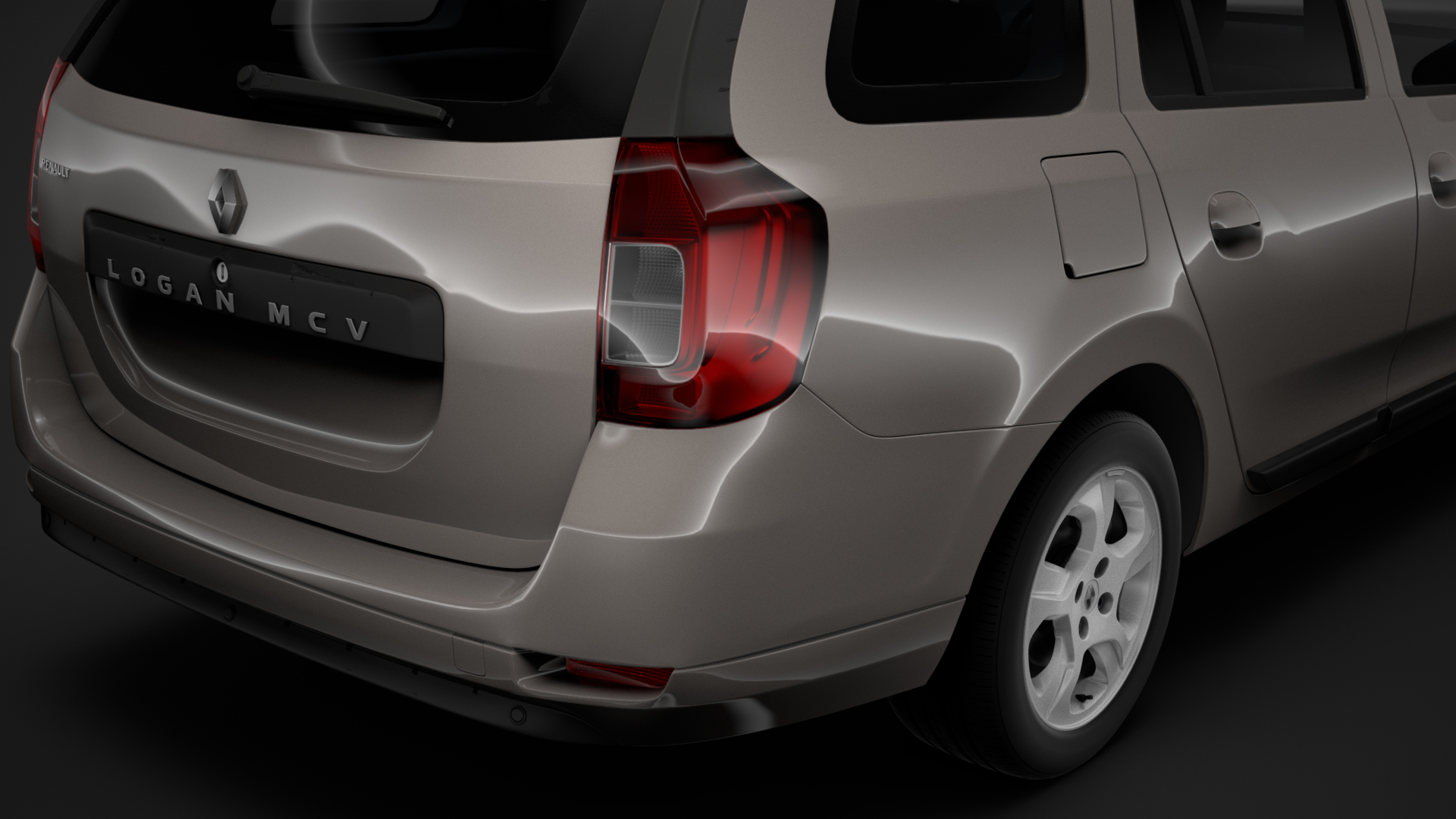 Renault logan mcv 2018 3D model - TurboSquid 1323767