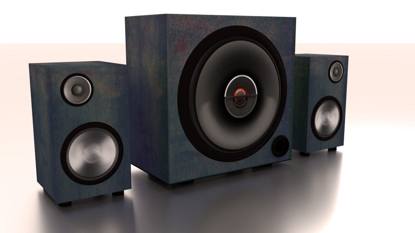 3D speaker model - TurboSquid 1323810