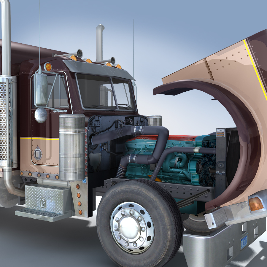 3D 18 semi trucks model - TurboSquid 1323823
