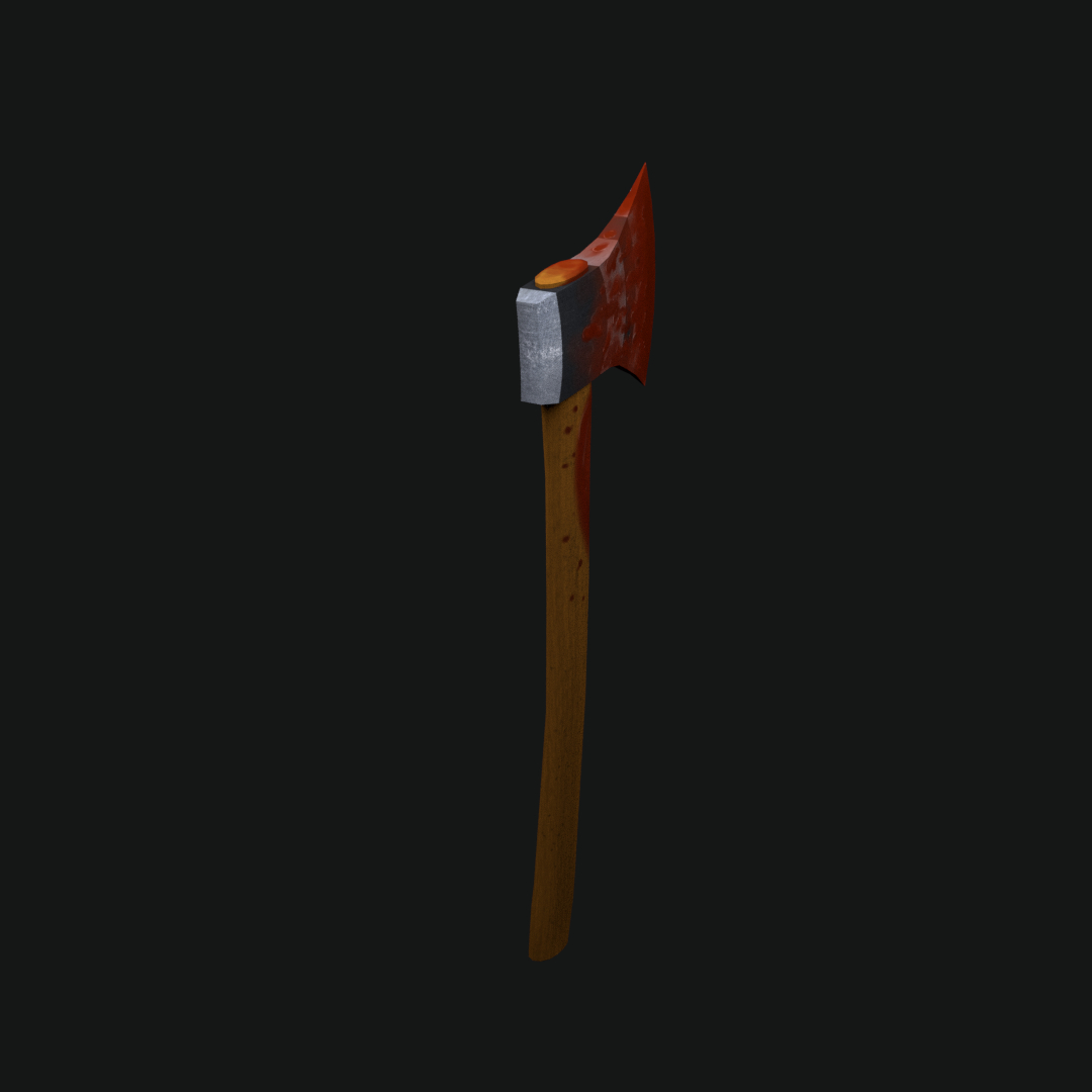 3D axe blood - TurboSquid 1323895