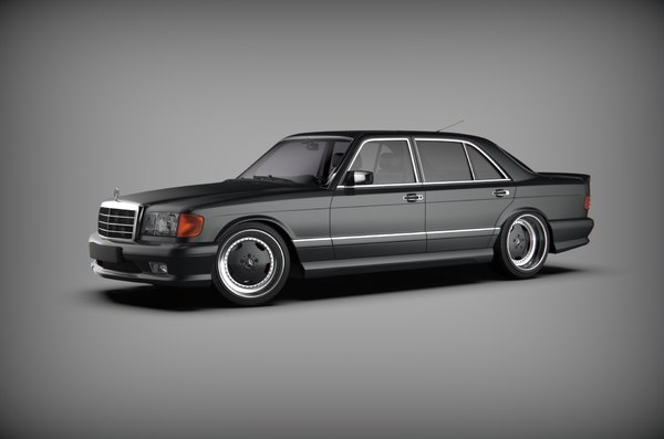 Car mercedes w126 long 3D model - TurboSquid 1324022