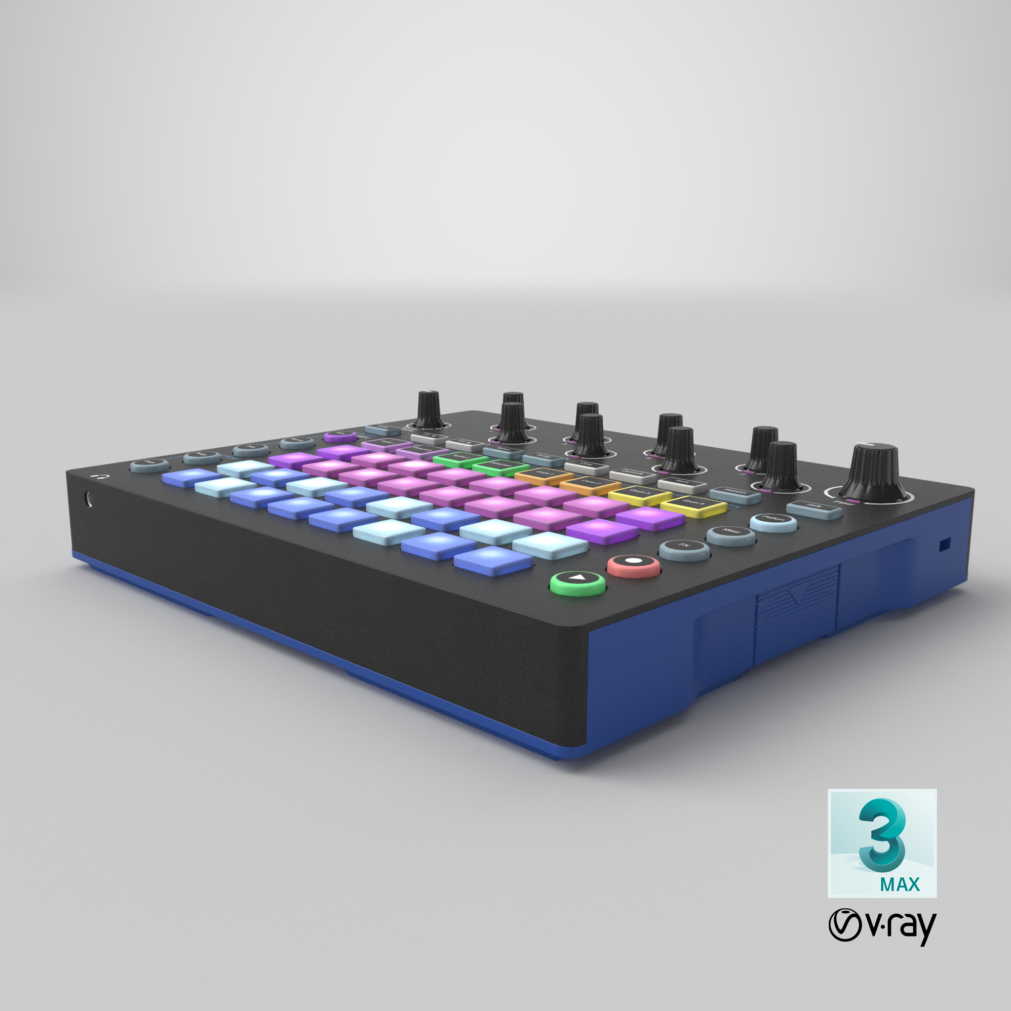 Dj-sample-box 3D model - TurboSquid 1324279