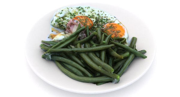 3D retopology lunch eggs - TurboSquid 1324354