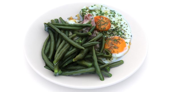 3D retopology lunch eggs - TurboSquid 1324354