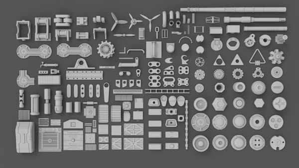 3D Kitbash Models | TurboSquid