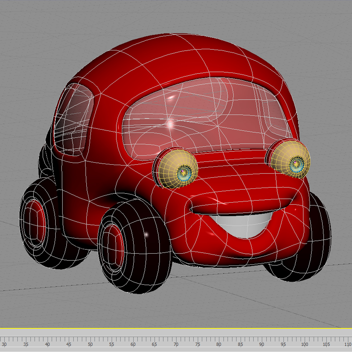 modelo 3d Coche de dibujos animados - TurboSquid 1324491