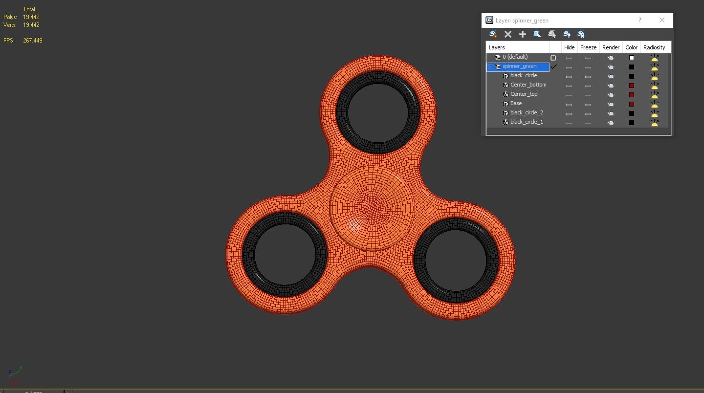 Spinner 3D model - TurboSquid 1324529