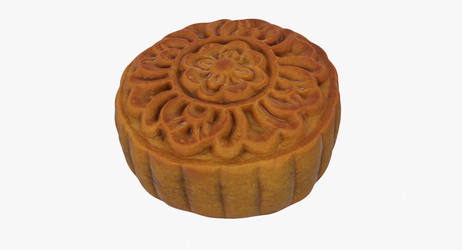 3D model moon cake - TurboSquid 1324563