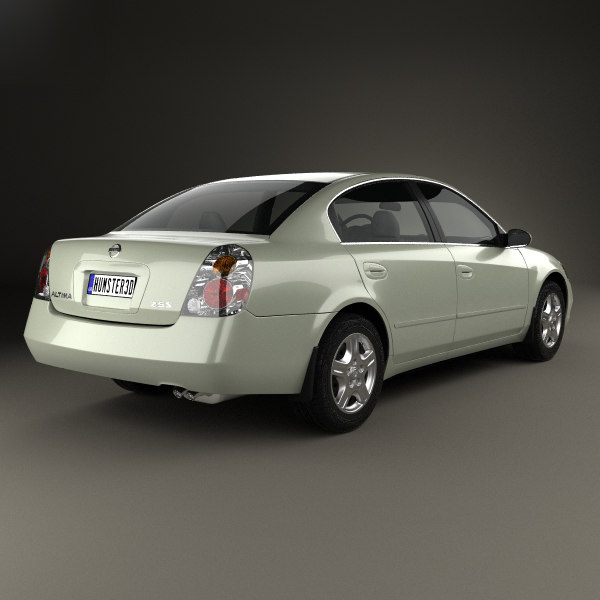 Nissan altima 2002 model - TurboSquid 1324595