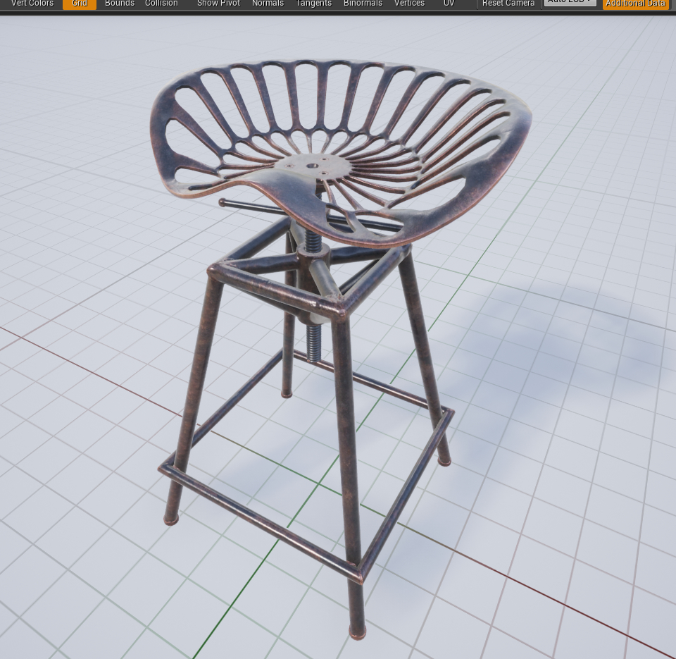 Tractor seat bar stool 3D model - TurboSquid 1324596