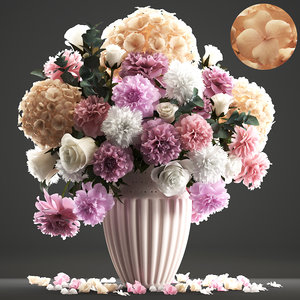 3d mirrored ball centerpiece model