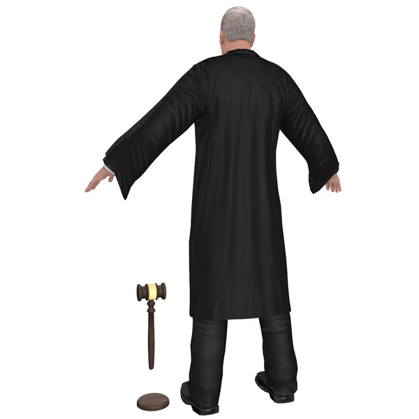 3D court judge - TurboSquid 1324653