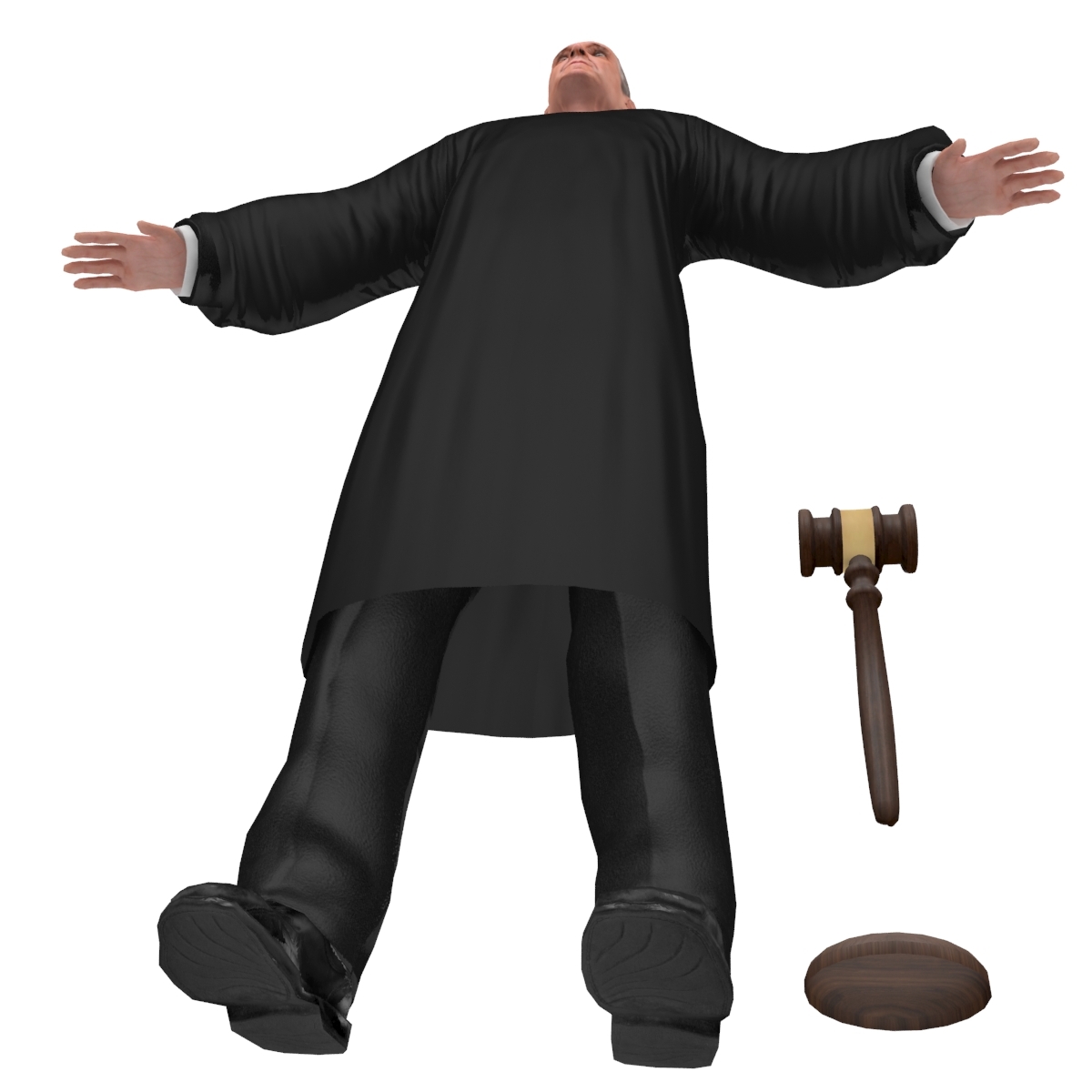 3D court judge - TurboSquid 1324653