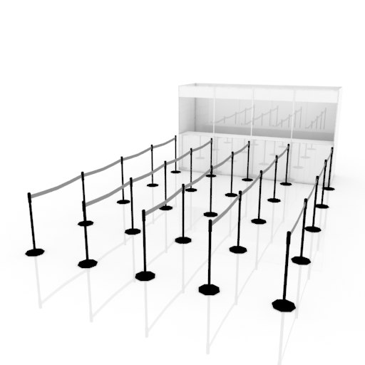 3D registration counters - TurboSquid 1324674