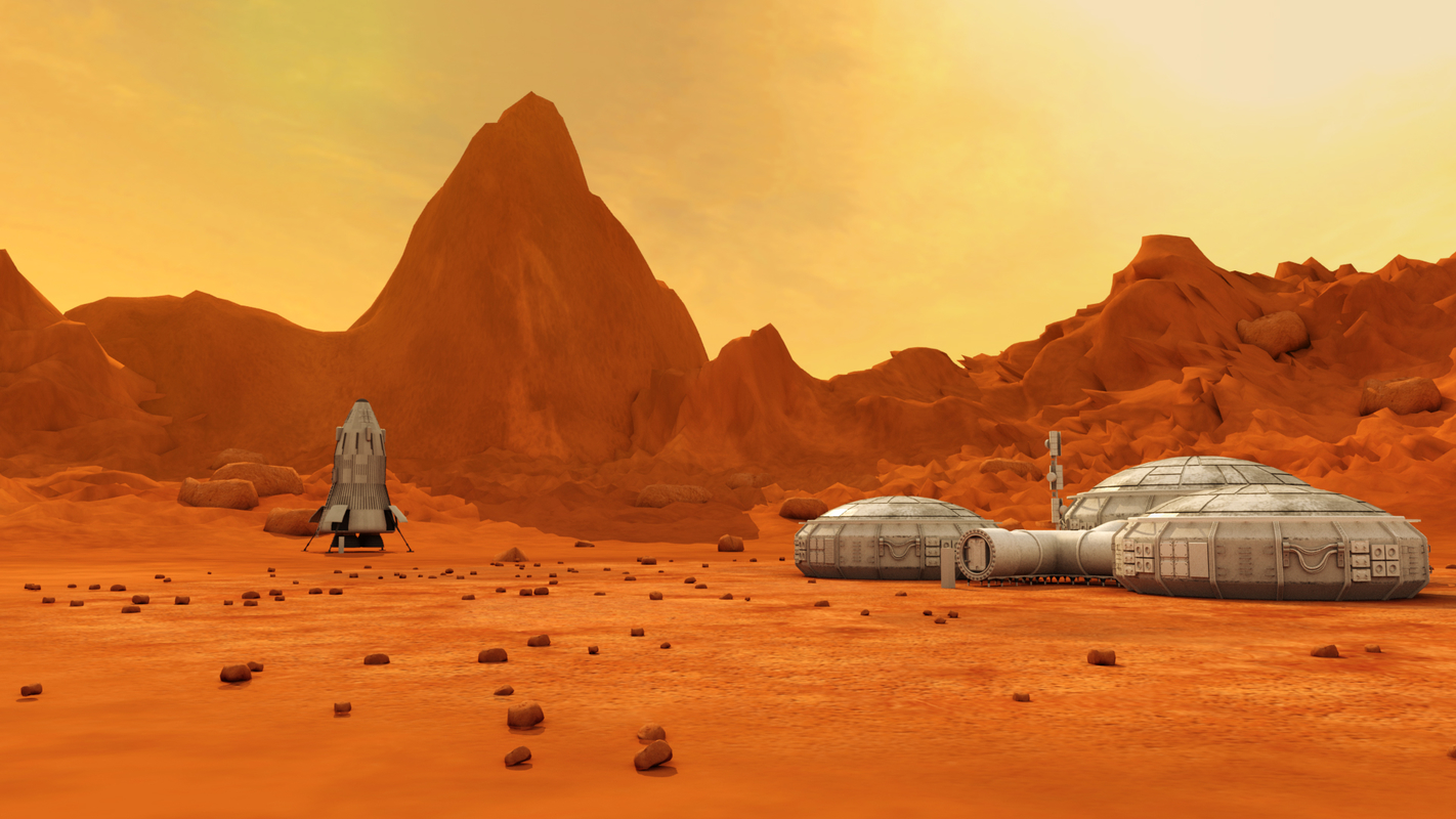 Mars scene 3D model - TurboSquid 1324693