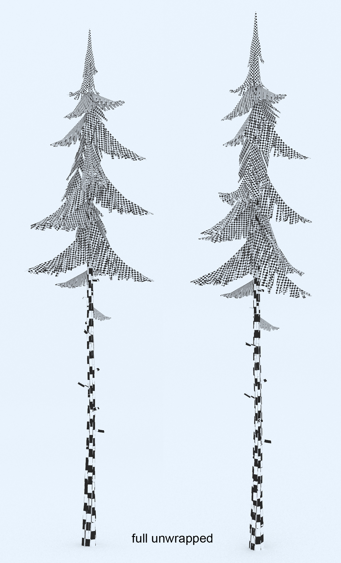Cartoon forest spruce model - TurboSquid 1324760